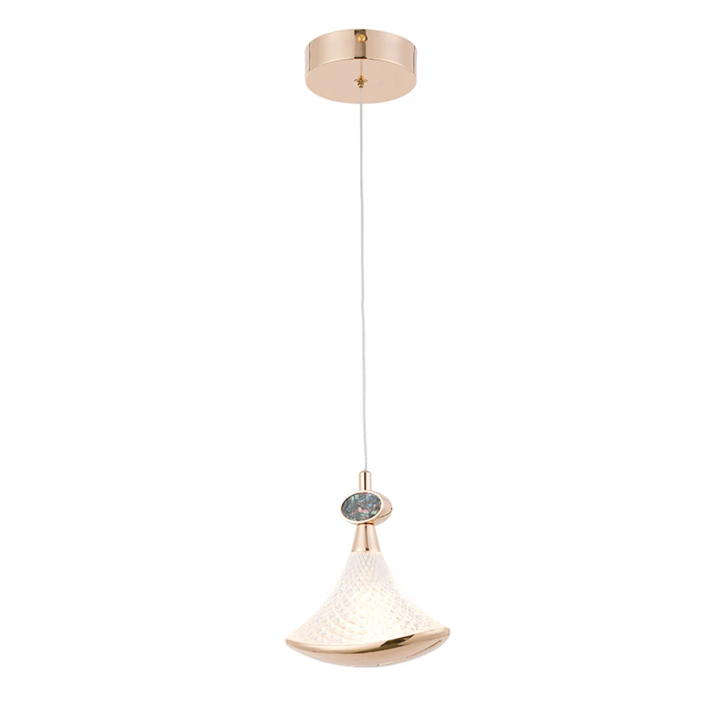 Luciin Pendente Eb097/13 5w 3000k Dourado - QueroLustre