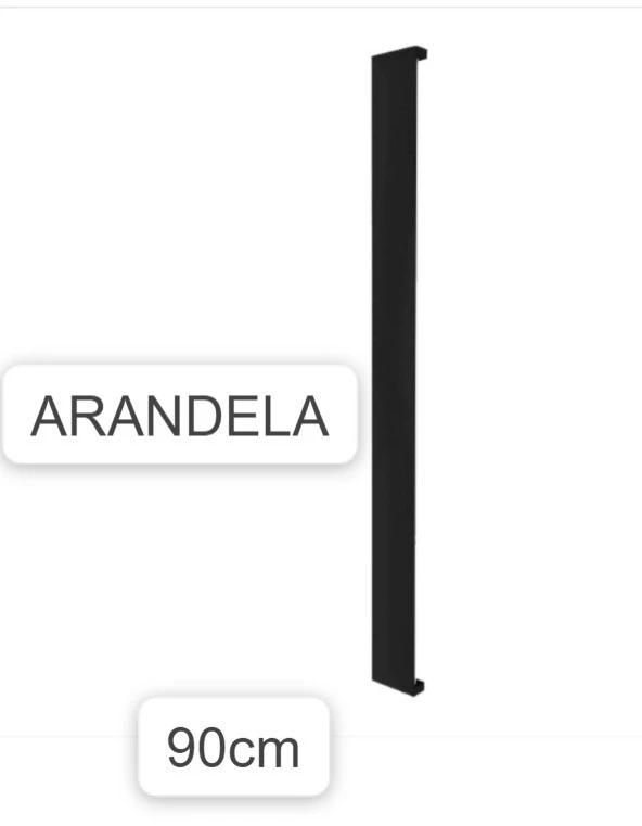 Lumanti Arandela Wall Sob 30w 3000k Autovolt Pt 90cm - QueroLustre